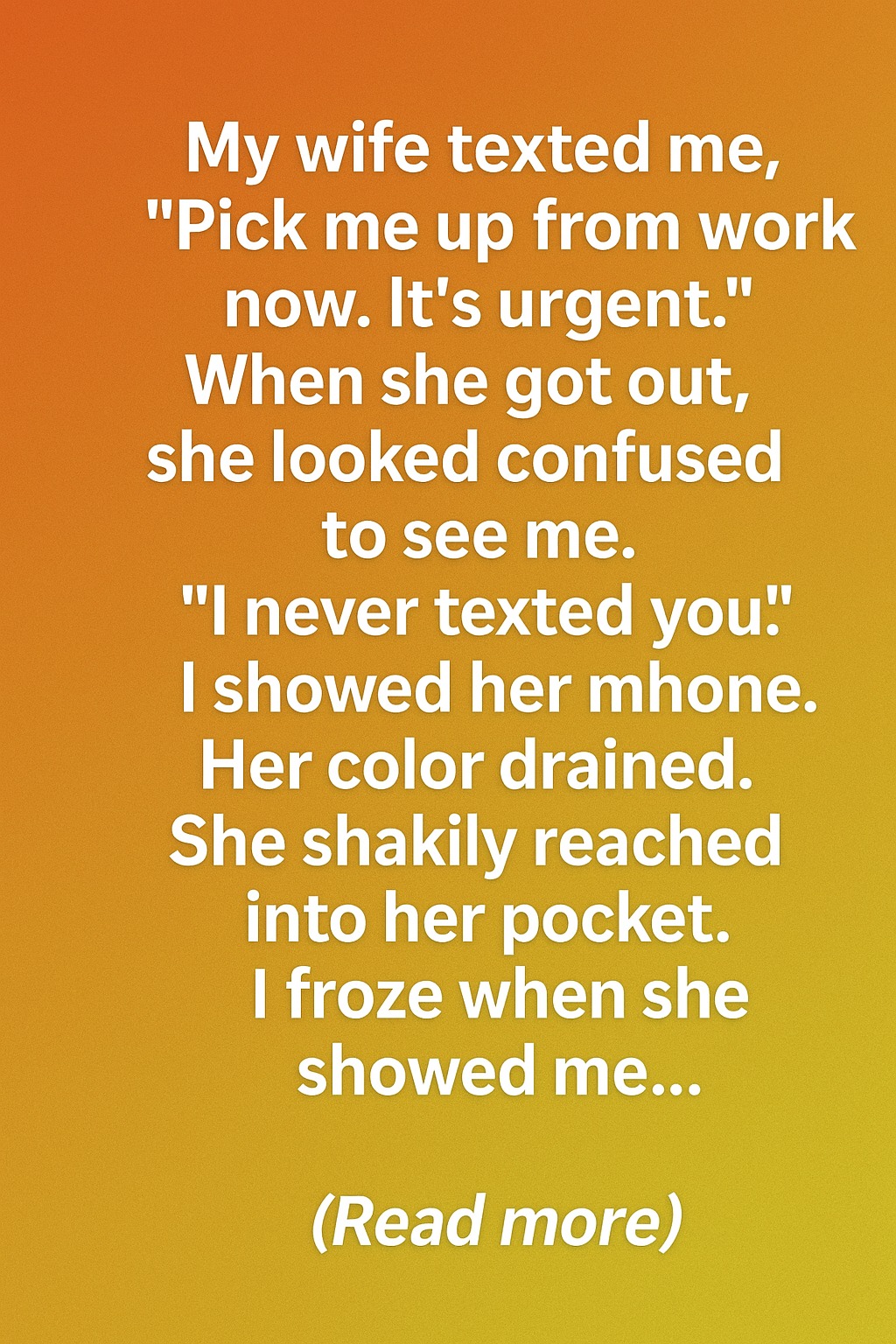 Mysterious Text Reveals a Life-Changing Surprise for Our Family ...